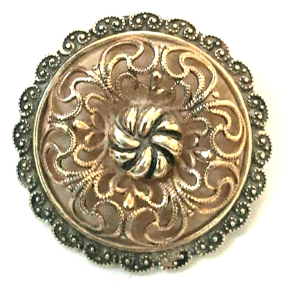 Vintage 1950s West Germany German Scarf Clip - Gem